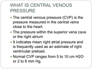 Measuring Central Venous Pressure