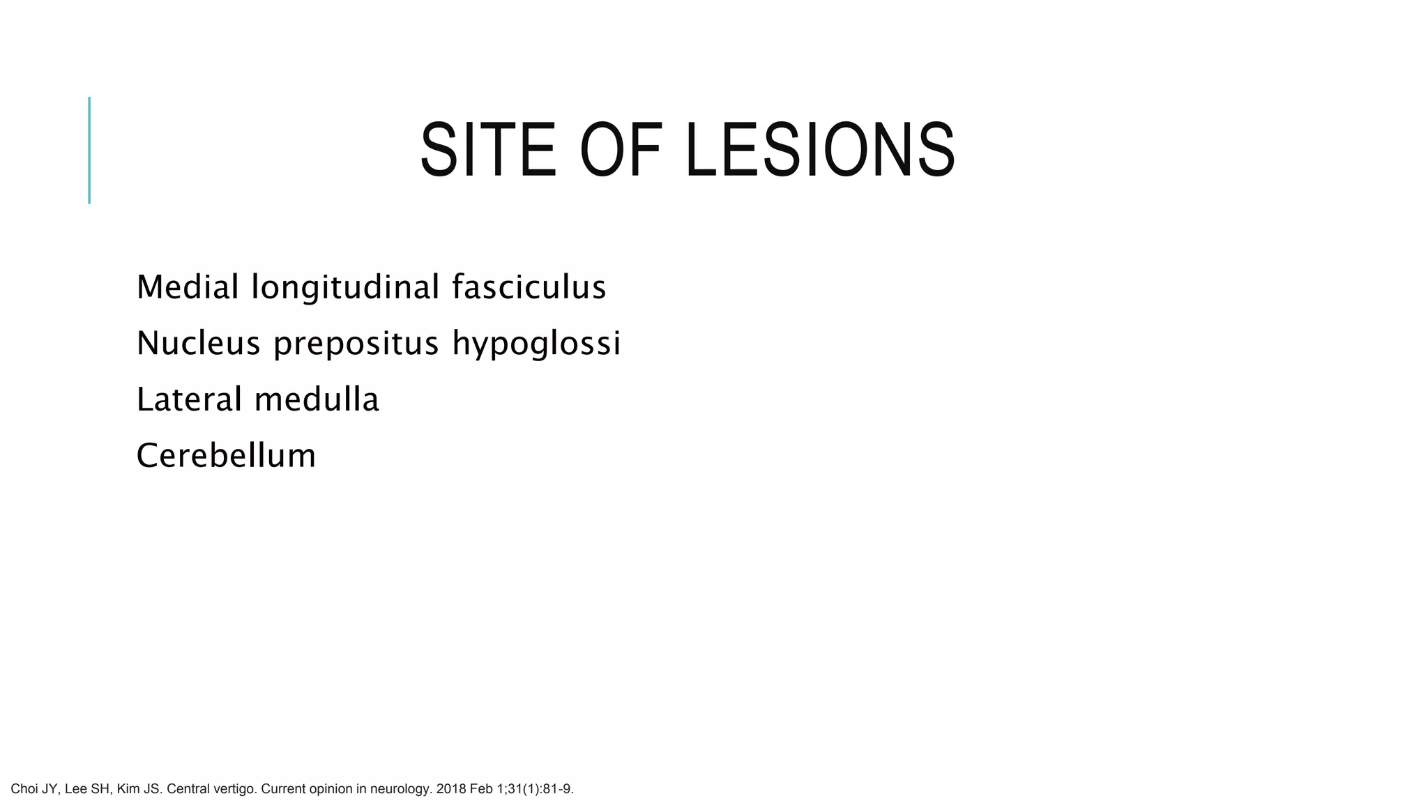 Central Vertigo | PPTX