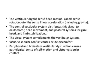 Central Vestibular Disorders | PPT