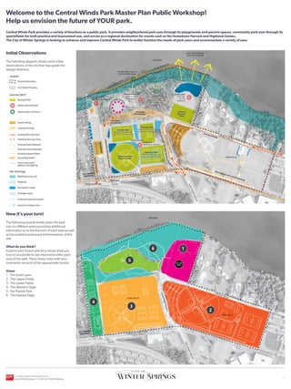 Central Winds Park Master Plan: Community Workshop and Improvement ...