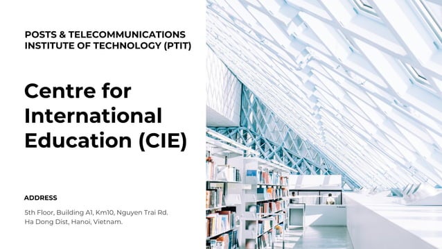 CENTRE FOR INTERNATIONAL EDUCATION (CIE) PRESENTATION | PPT