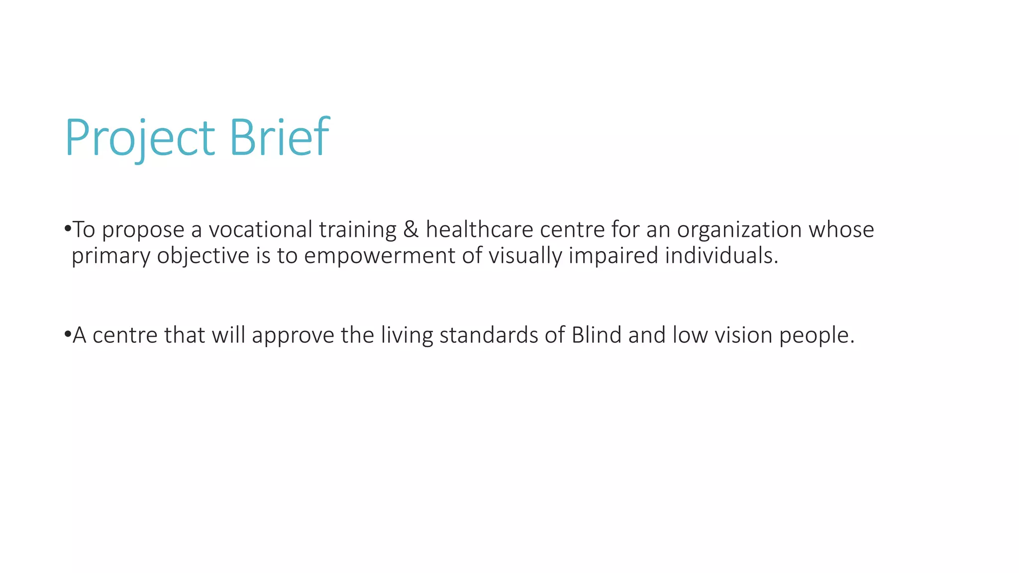 Centre for visually impaired | PDF