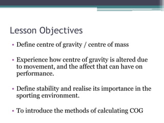 Centre of Gravity | PPTX