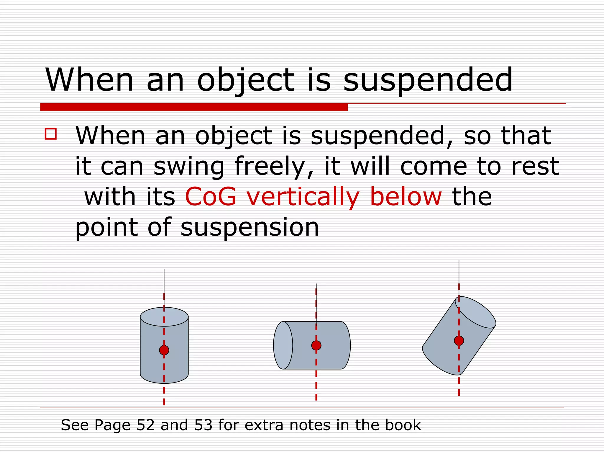 Centre of Gravity and Stability | PPT