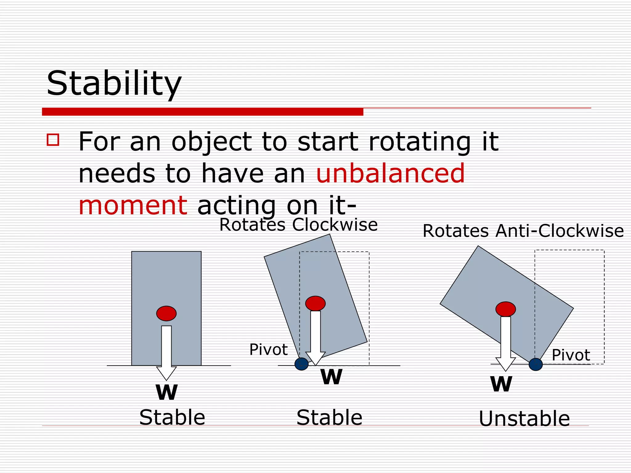Centre of Gravity and Stability | PPT