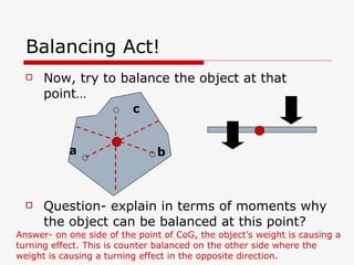 Centre of Gravity and Stability | PPT
