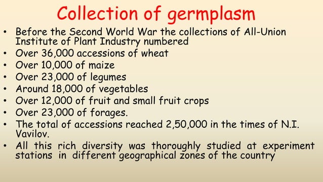 Crop Centre of origin and Diversity | PPTX | Geography | Science
