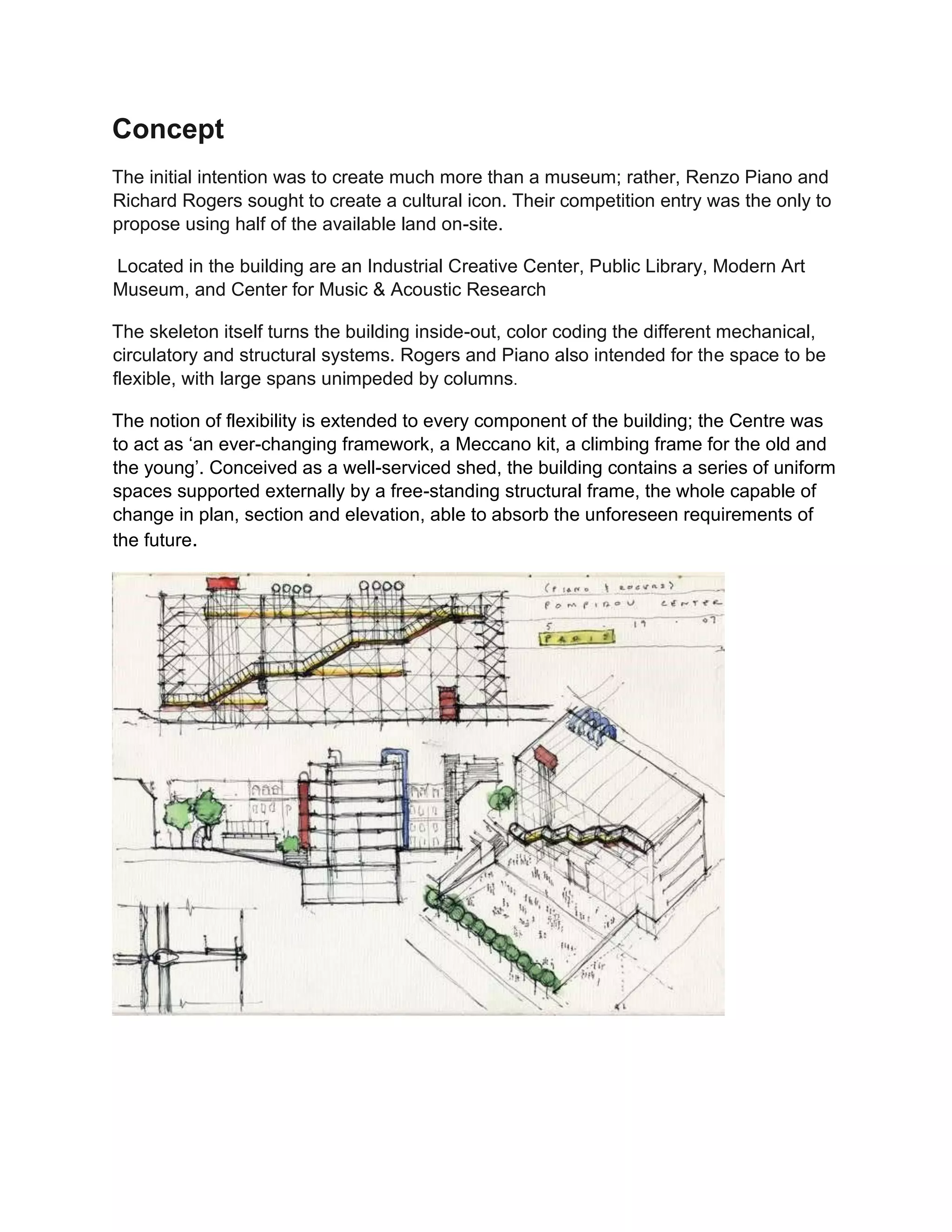 Centre of pompidou | PDF