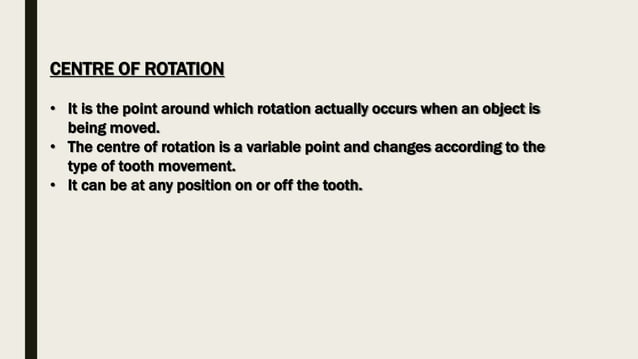 Centre of rotation | PPTX | Science
