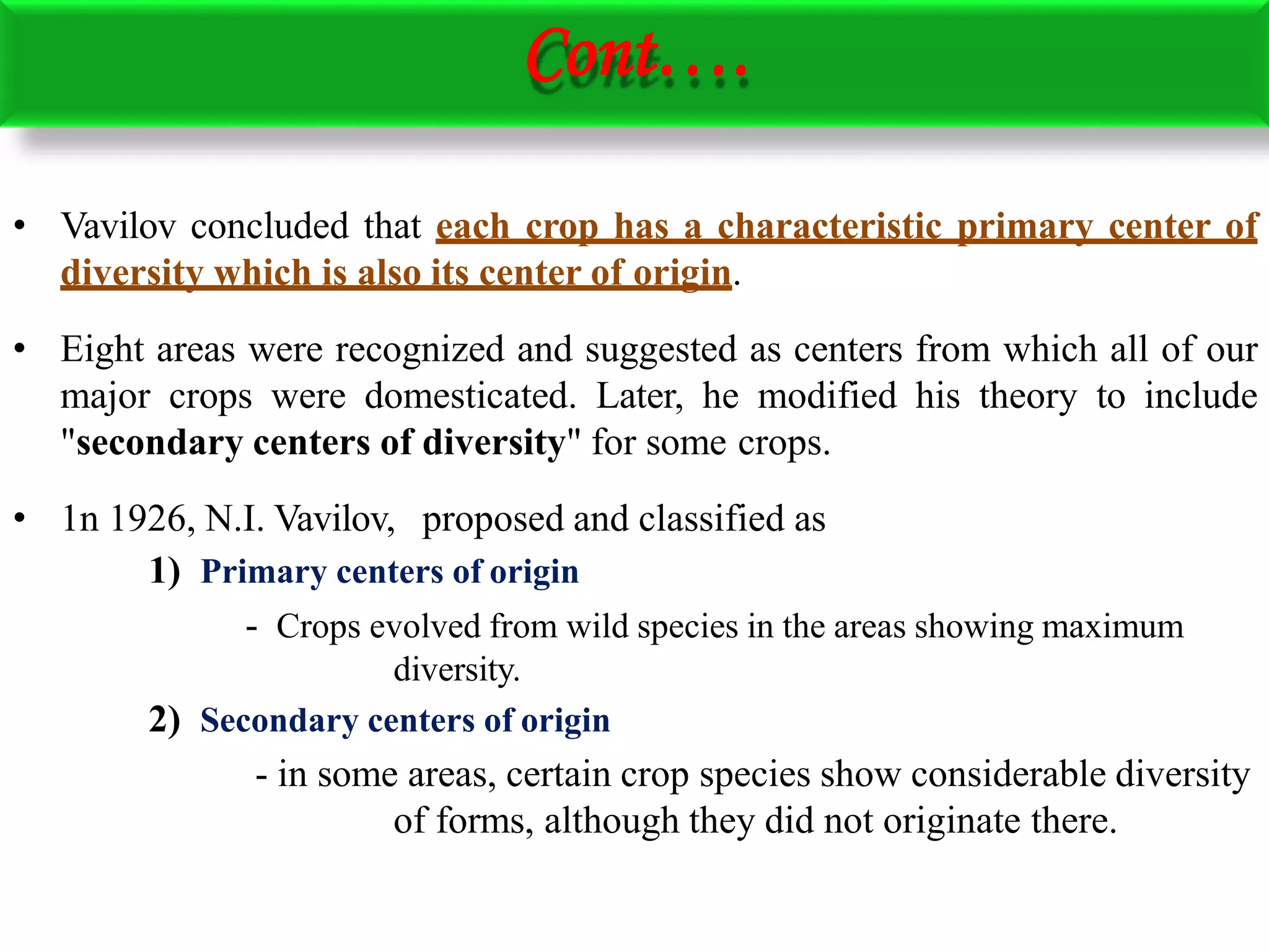 centres of origin-biodiversity and its significance.pptx