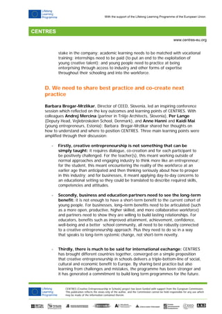 CENTRES State of Innovation Report No.3 | PDF