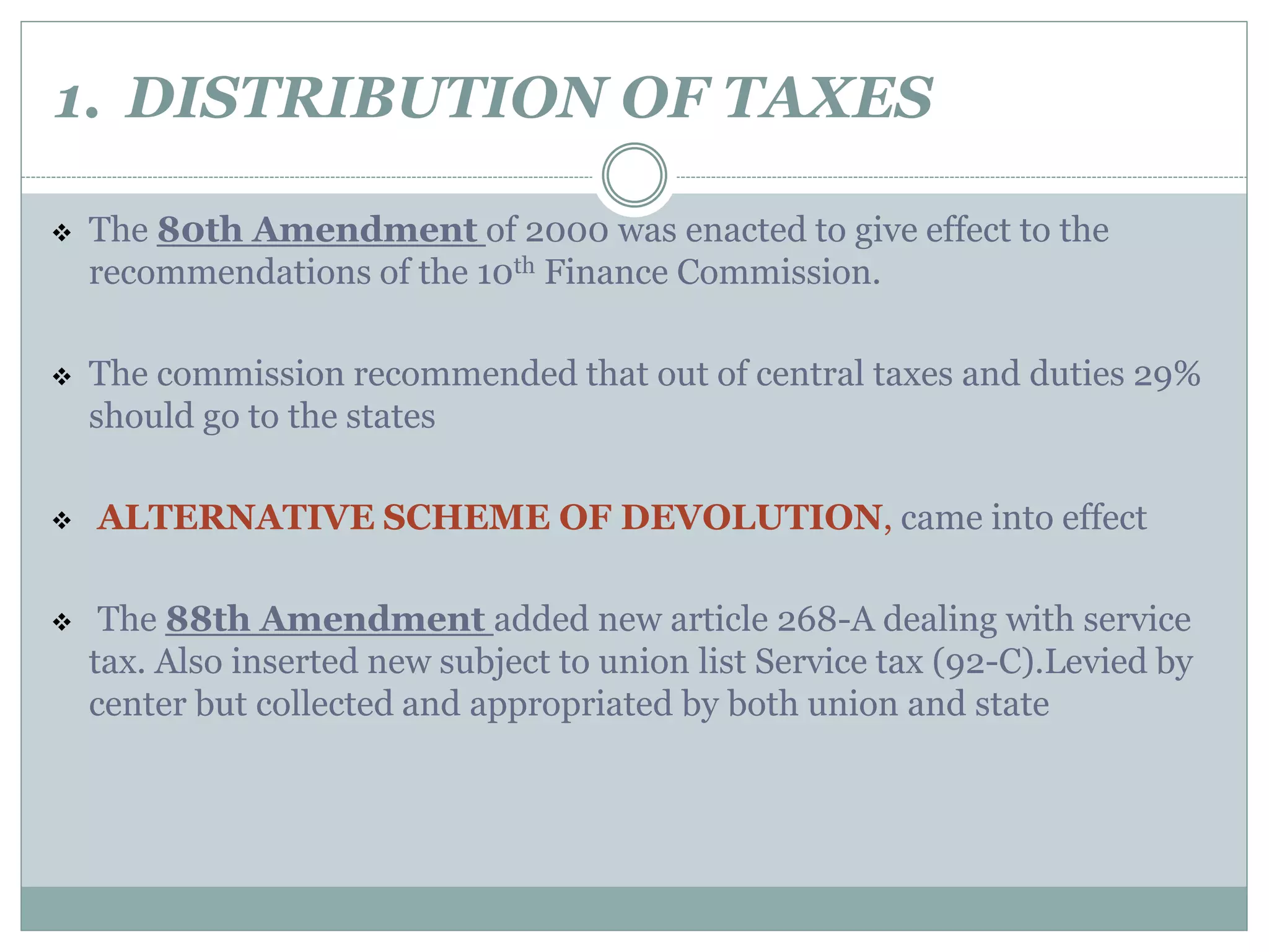Centre state financial relations | PPTX