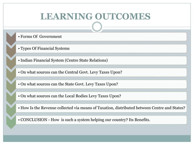 Centre state financial relations | PPTX | Business Accounting & Finance ...