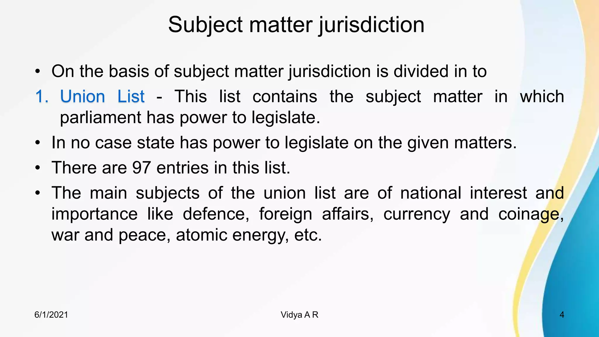 Centre state relations | PPTX