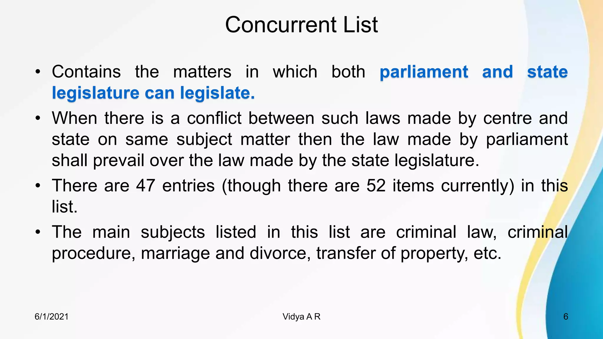 Centre state relations | PPTX