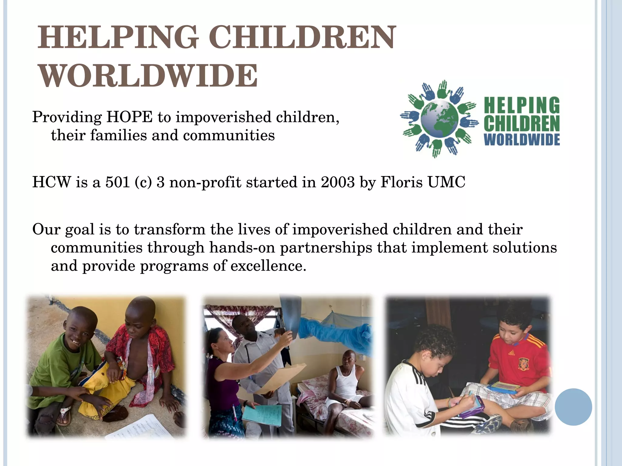 Helping Children Worldwide | PPT
