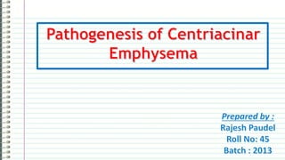 Centriacinar emphysema | PPT