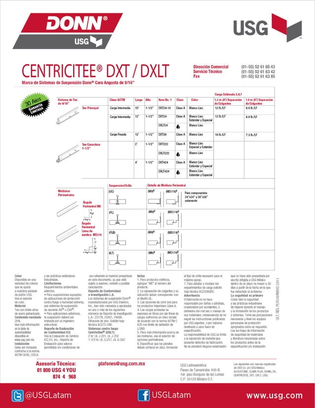 Centricitee dxt-dxlt-data-sheet-es-las | PDF