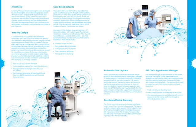 GE Healthcare Centricity Perioperative Surgery and Anesthesia | PDF ...