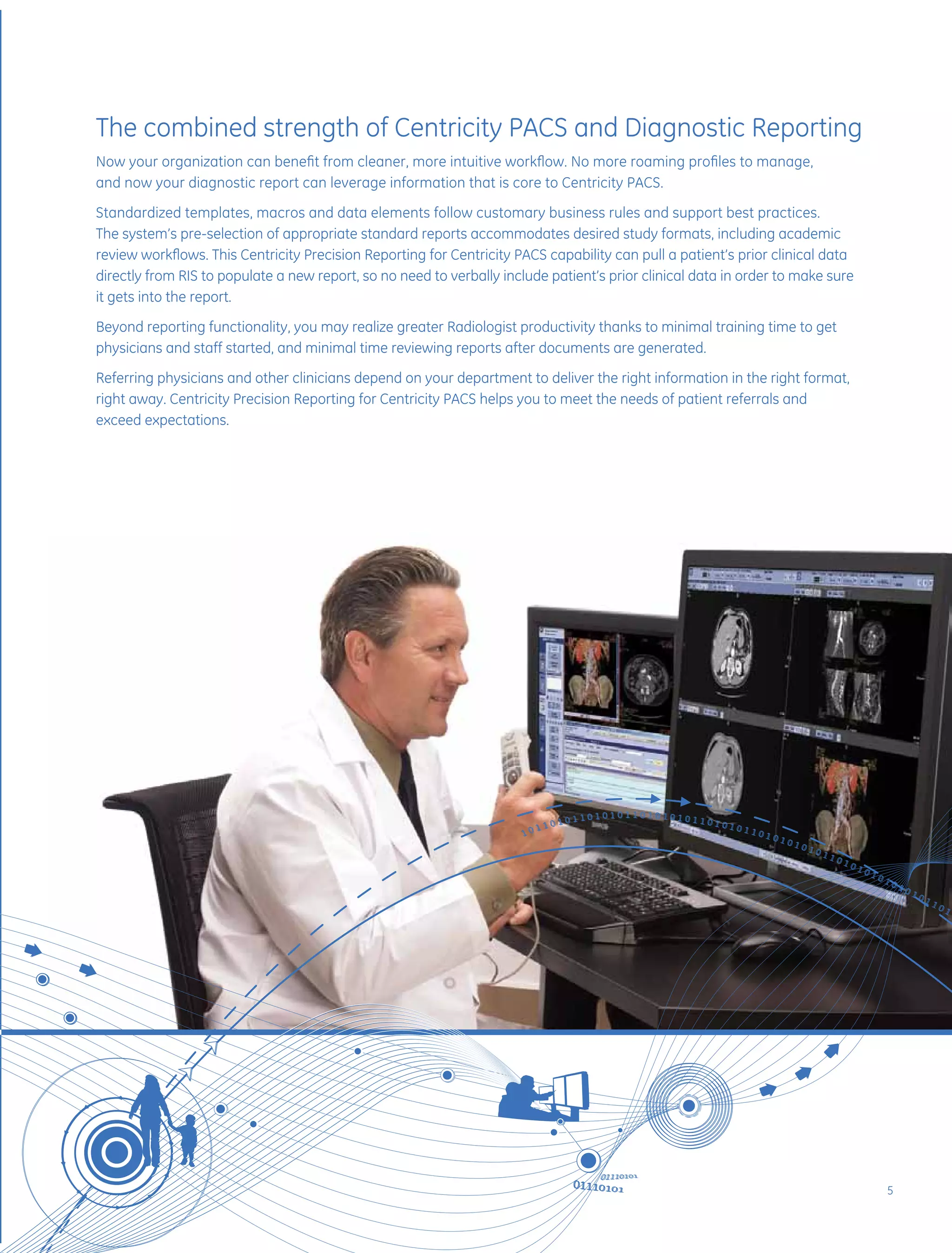 Centricity Precision Reporting PACS Brochure | PDF