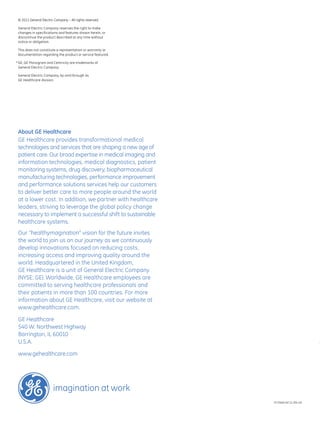 Centricity Precision Reporting PACS Brochure | PDF