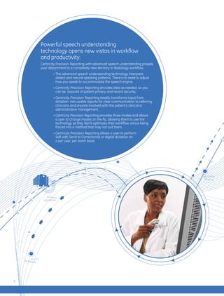 Centricity Precision Reporting PACS Brochure | PDF