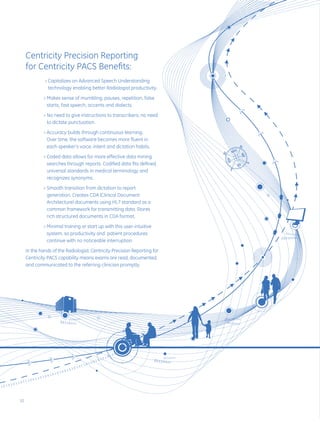 Centricity Precision Reporting PACS Brochure | PDF