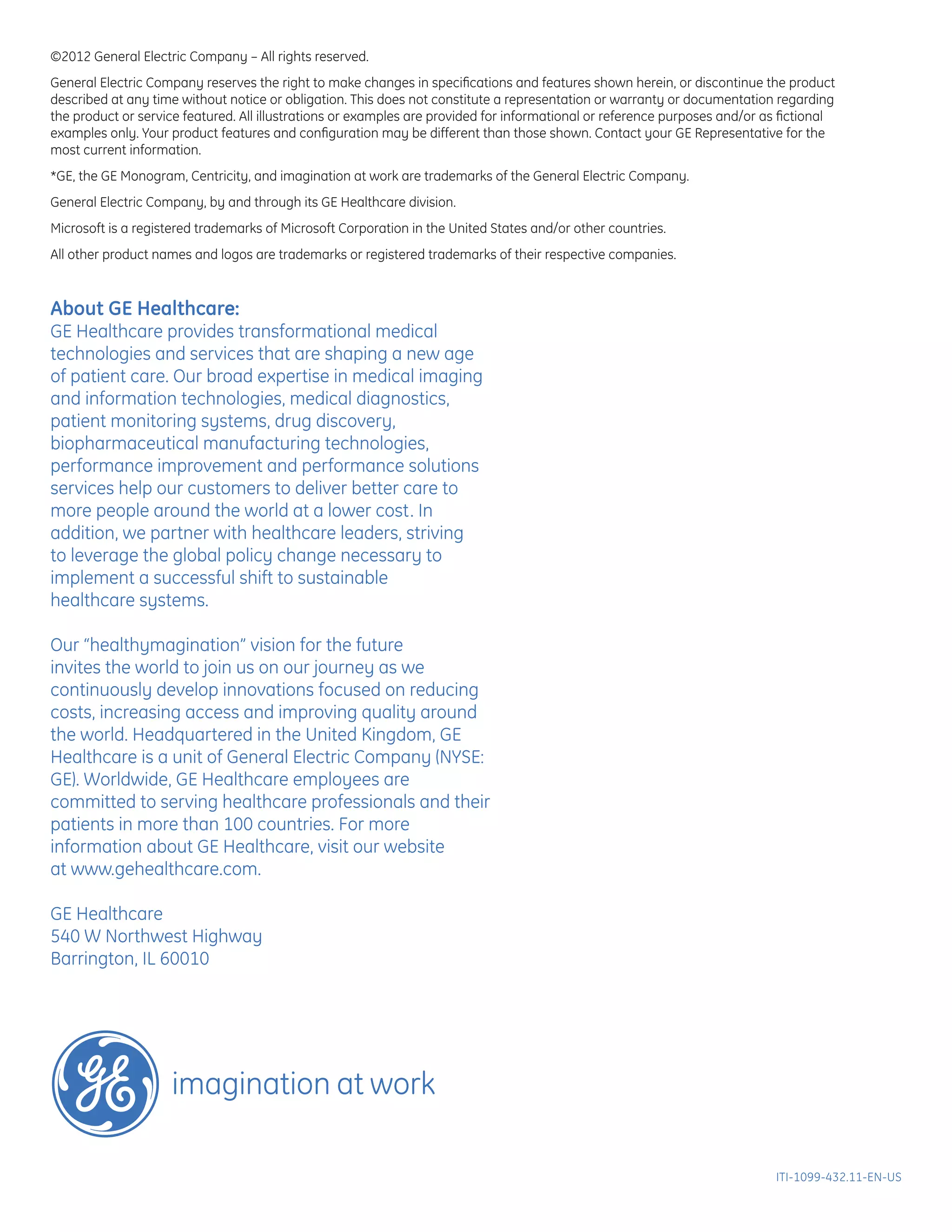 Centricity pacs iw brochure | PDF