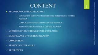 Centric jaw relation | PPTX