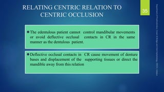 Centric jaw relation | PPTX
