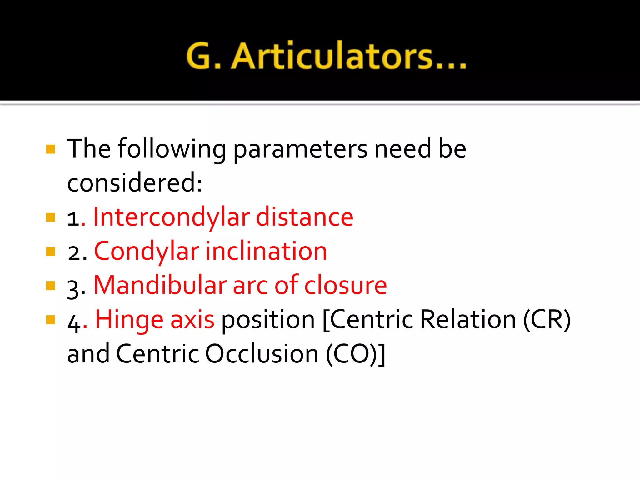 Centric relation | PPTX