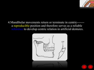 centric relation in complete denture prosthodontics | PPT