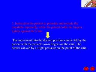 centric relation in complete denture prosthodontics | PPT