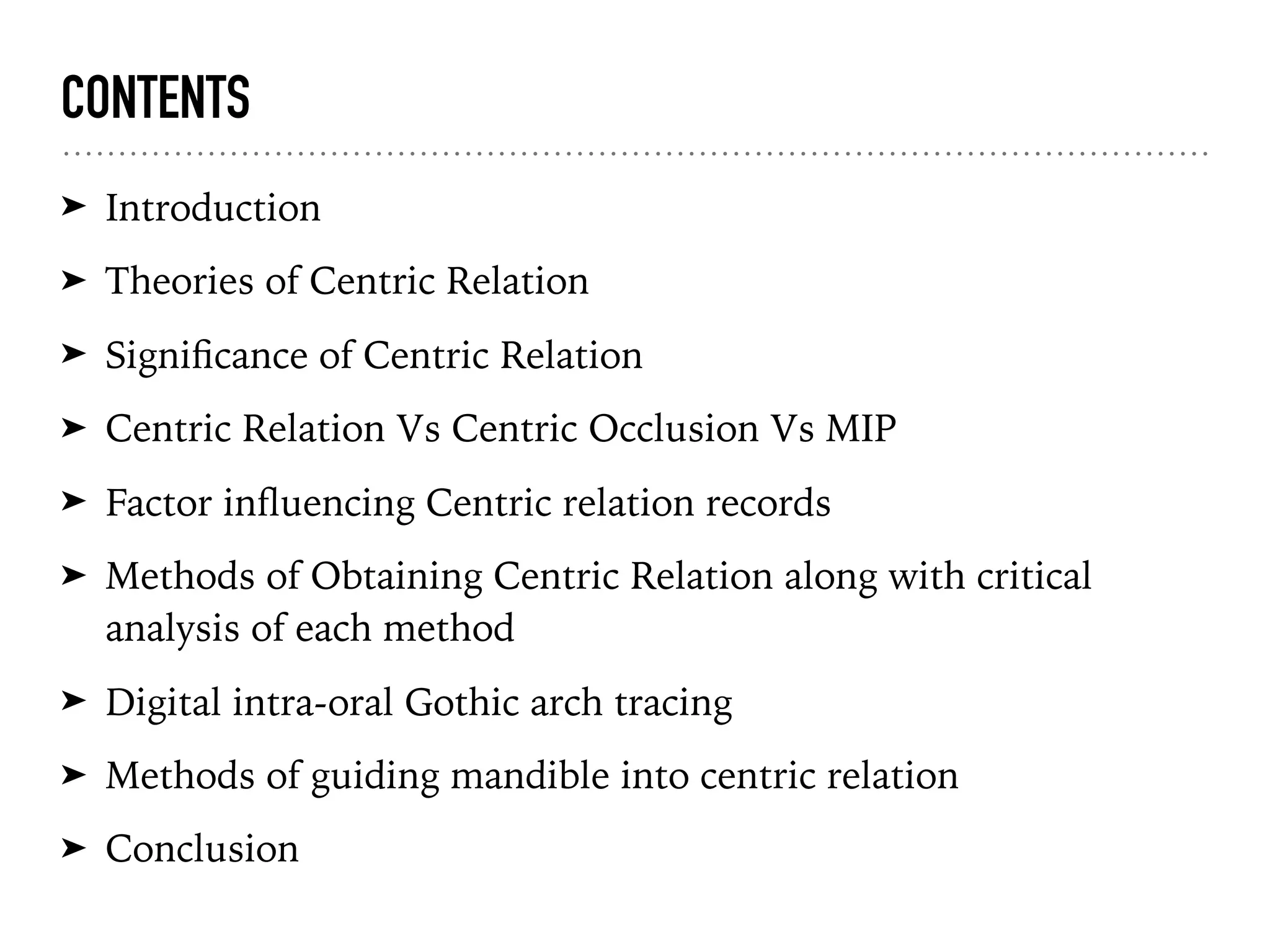 Centric relation seminar | PDF