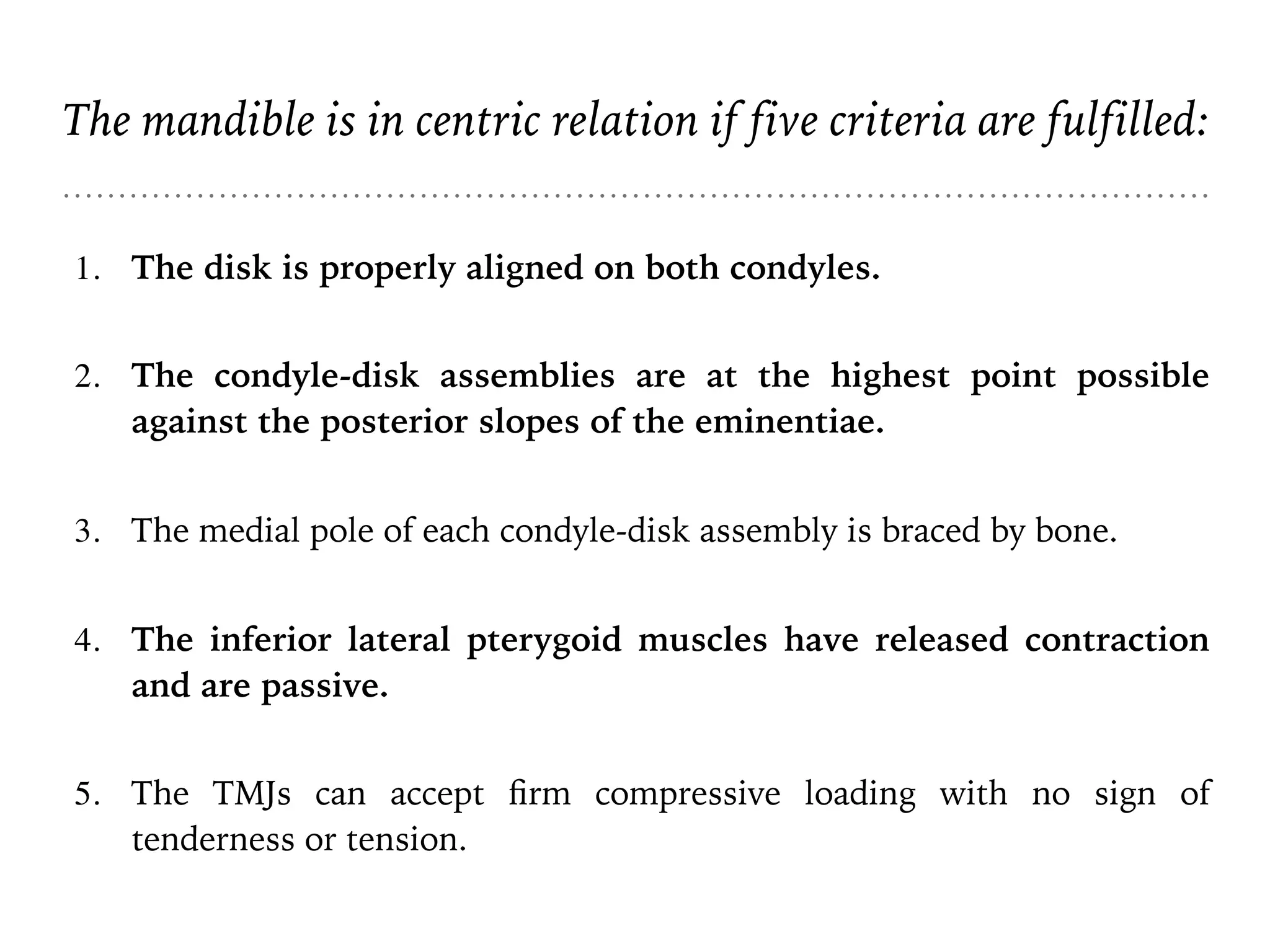 Centric relation seminar | PDF