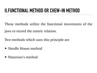 Centric relation seminar | PDF