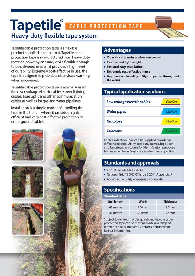 Centriforce Utility Protection Brochure | PDF