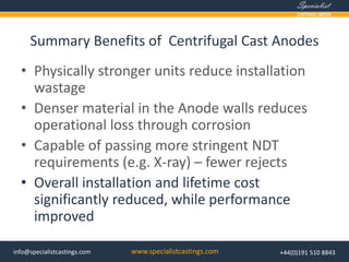 Why Centrifugal Cast FeSi Anodes are Better than Die Cast or Sand Cast ...