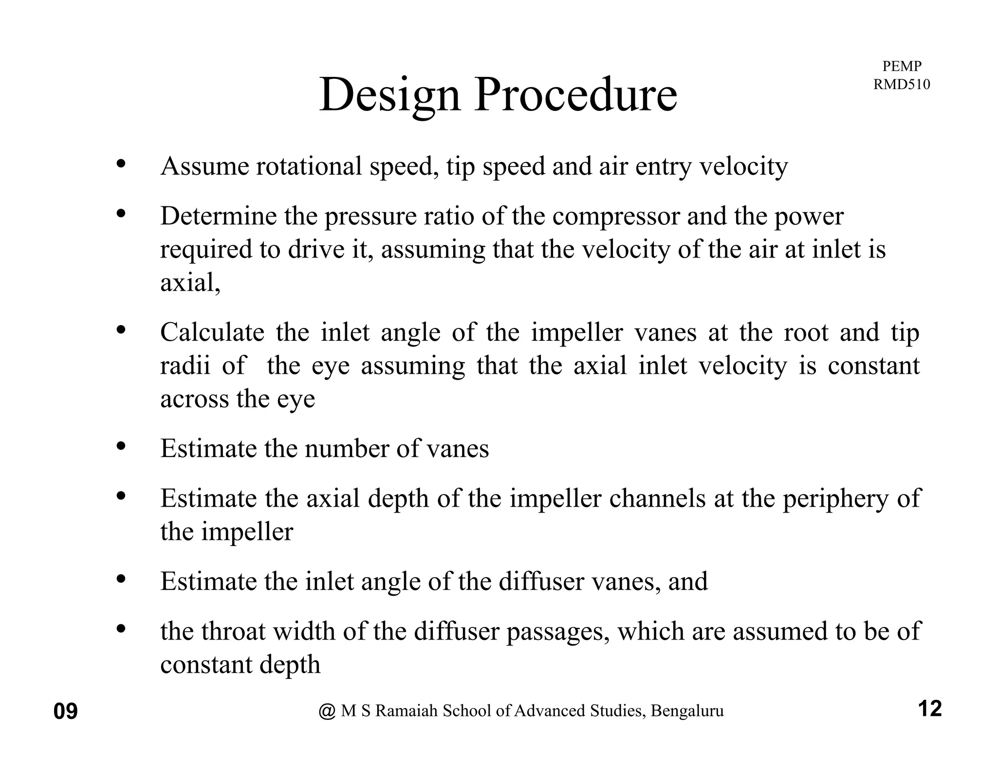 centrifugal-Compressor-stage-design for impeller, diffuser and volute | PDF