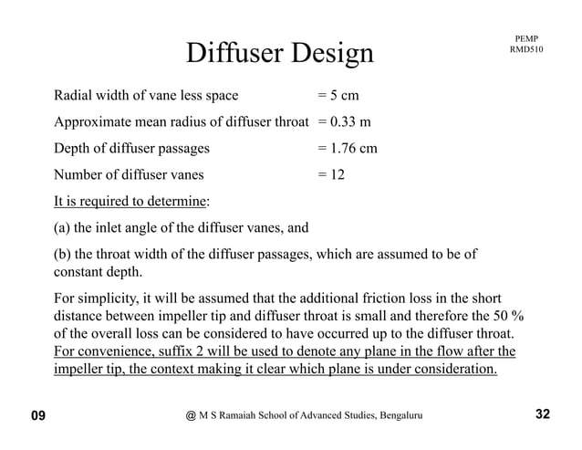 centrifugal-Compressor-stage-design for impeller, diffuser and volute | PDF