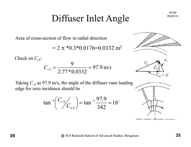 centrifugal-Compressor-stage-design for impeller, diffuser and volute | PDF