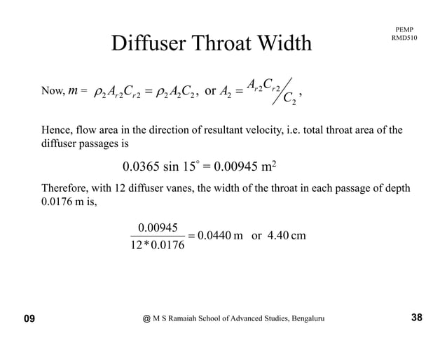 centrifugal-Compressor-stage-design for impeller, diffuser and volute | PDF