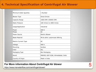 Marvel Air Flow: Centrifugal Air Blowers Manufacturer- Unmatched ...