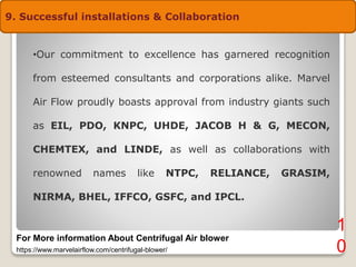 Marvel Air Flow: Centrifugal Air Blowers Manufacturer- Unmatched Performance, Unparalleled ...
