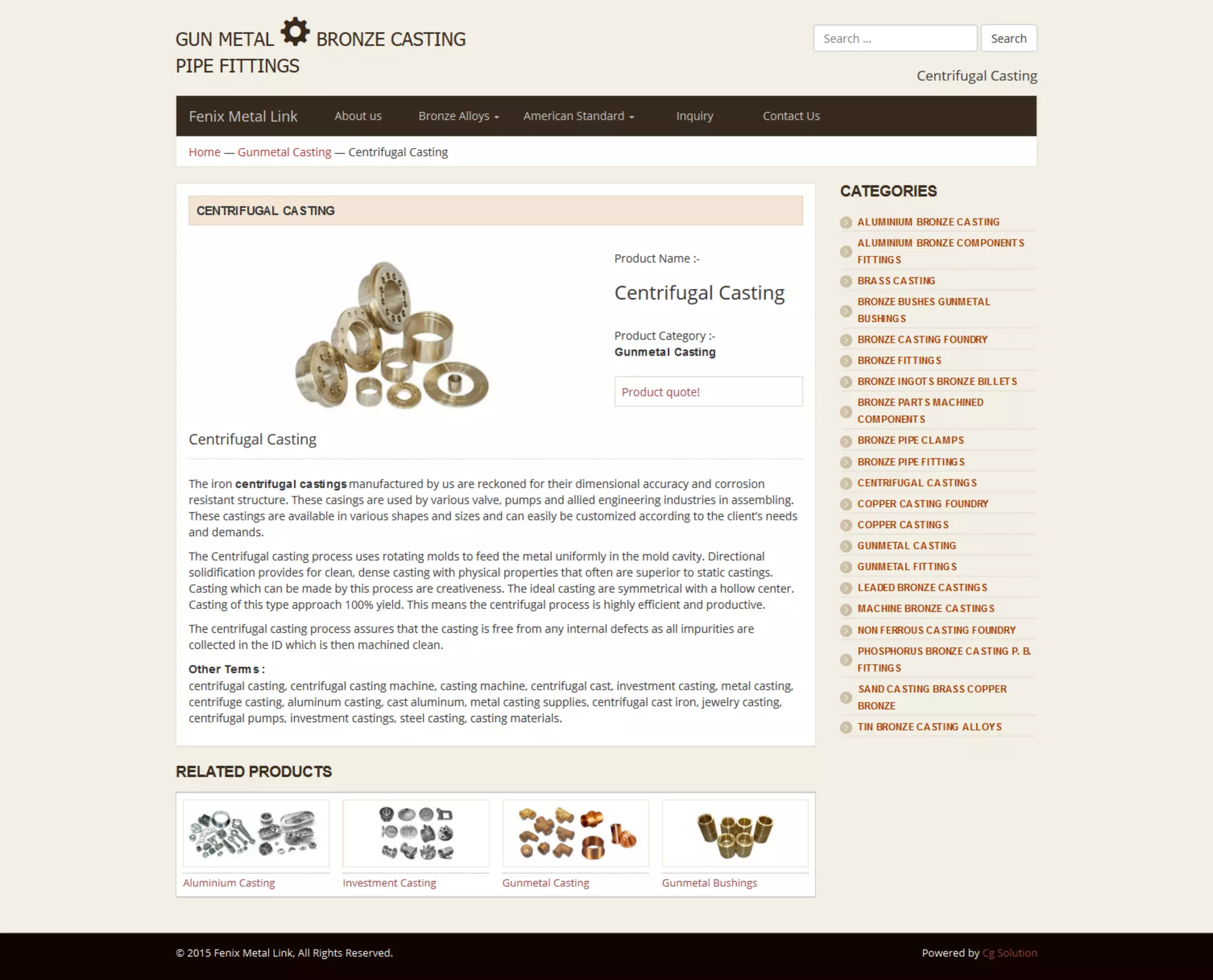 Centrifugal casting | PDF