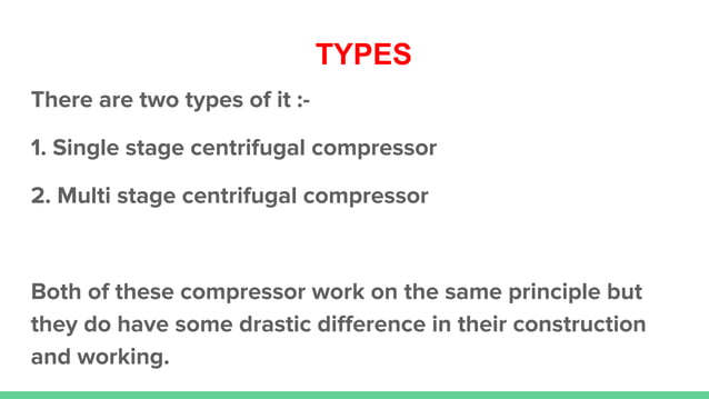 Centrifugal compressor: Casing and inlet. Impellers | PDF | Physics ...