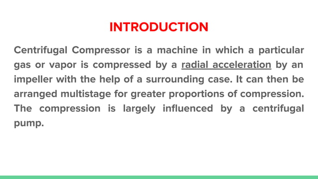 Centrifugal compressor: Casing and inlet. Impellers | PDF | Physics ...