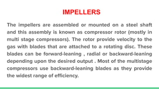 Centrifugal compressor: Casing and inlet. Impellers | PDF