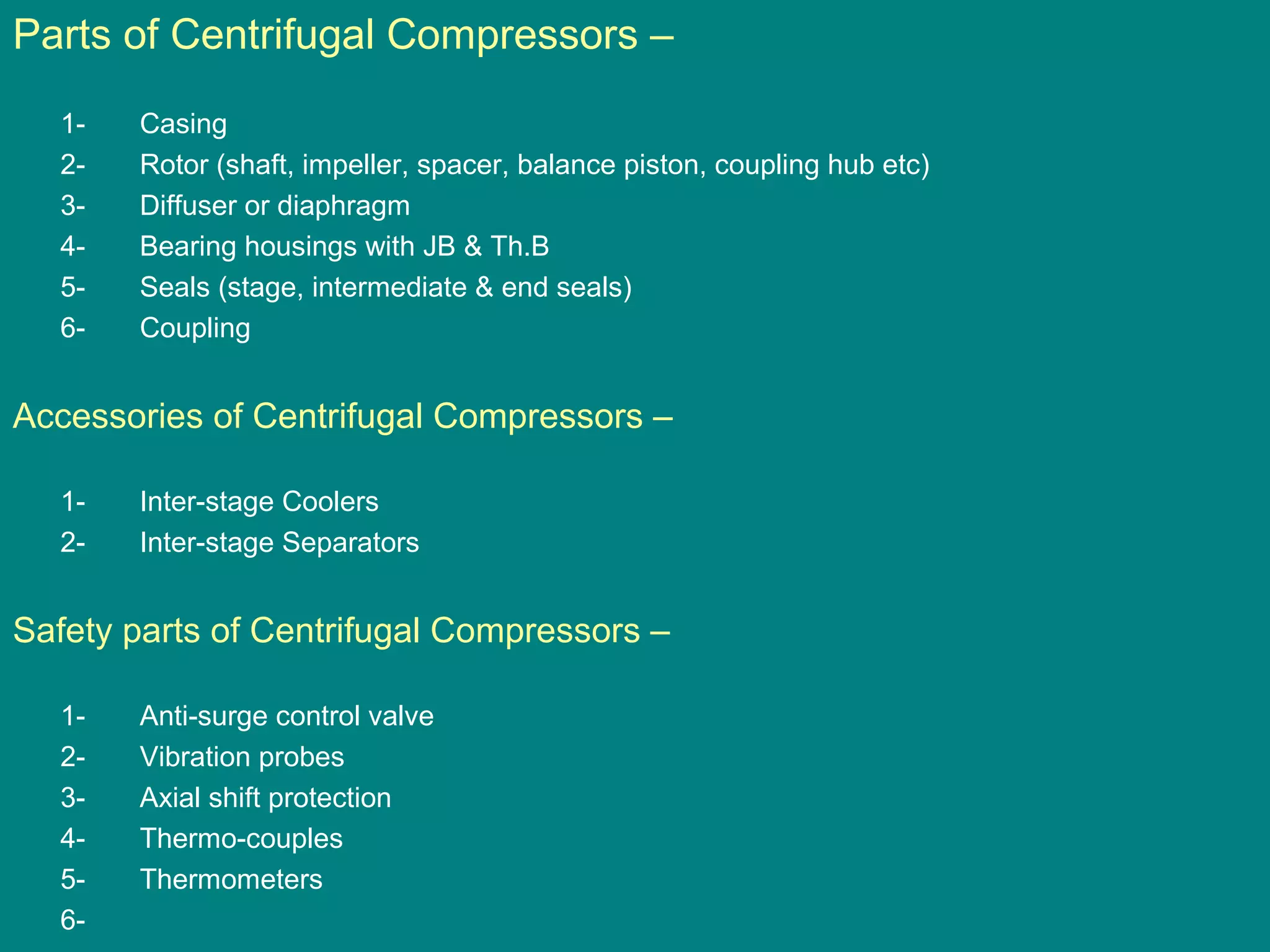 Centrifugal compressor in IFFCO | PPT
