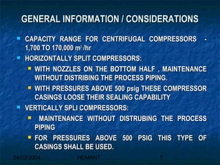 Centrifugal compressors | PPT